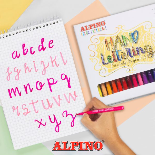 Alpino color hand Lettering color experience - Vértice